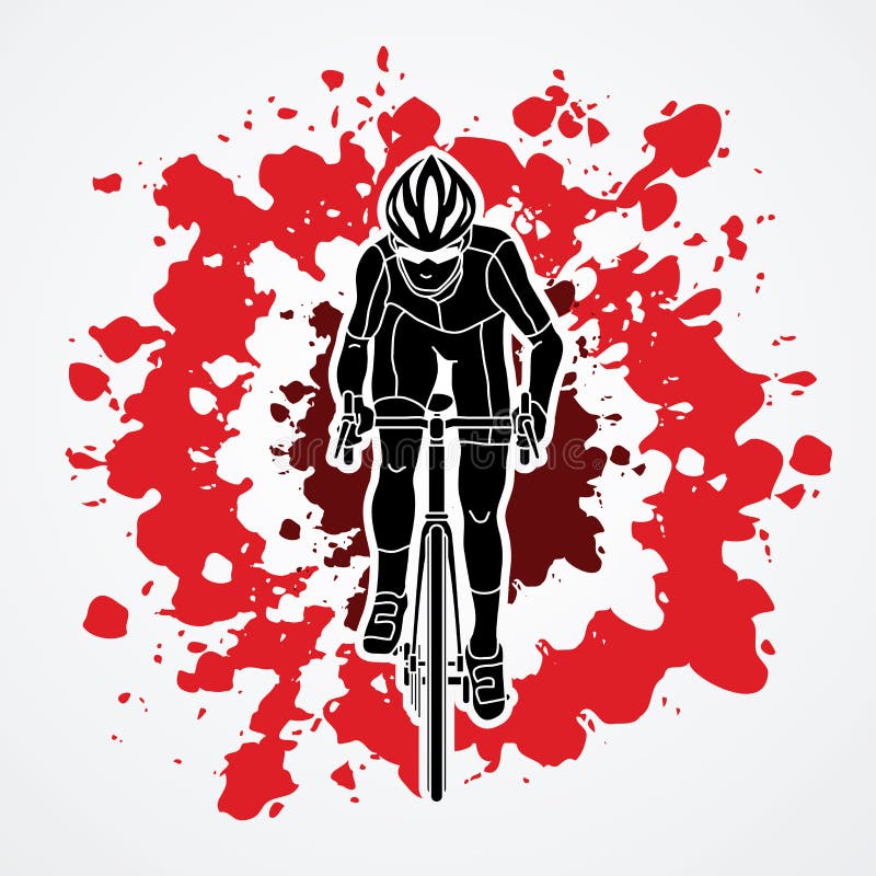 Riding Bicycle Illustration View Front Stock Illustrations – 157 Riding ...