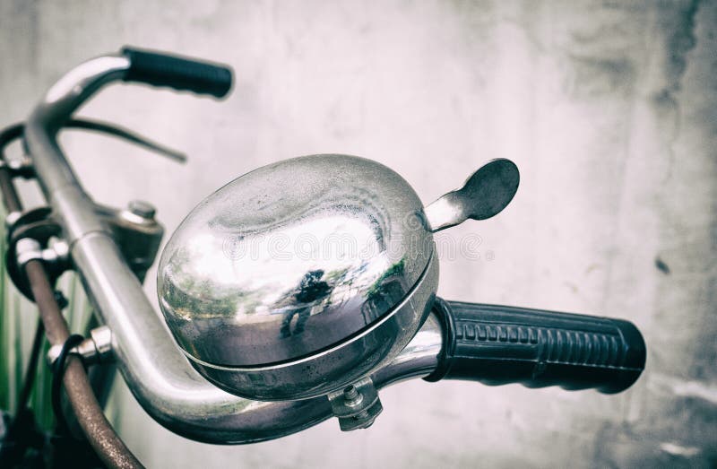 Bicycle ringing bell stock image. Image of vintage, travel - 76299621