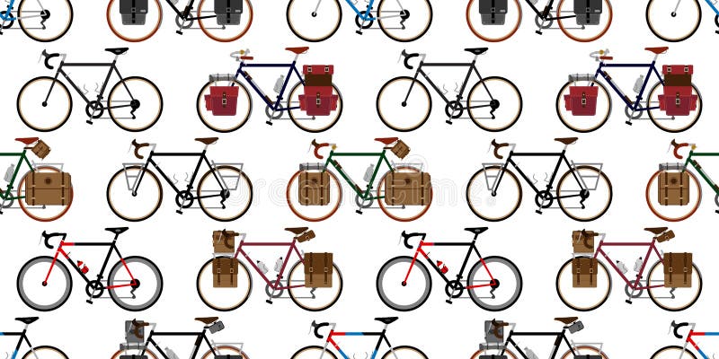 Bicycle tire tracks stock vector. Illustration of road - 44974989