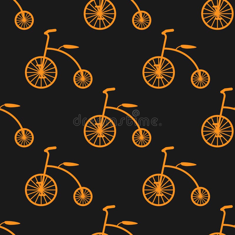 Bicycle seamless pattern stock vector. Illustration of seamless - 140093778