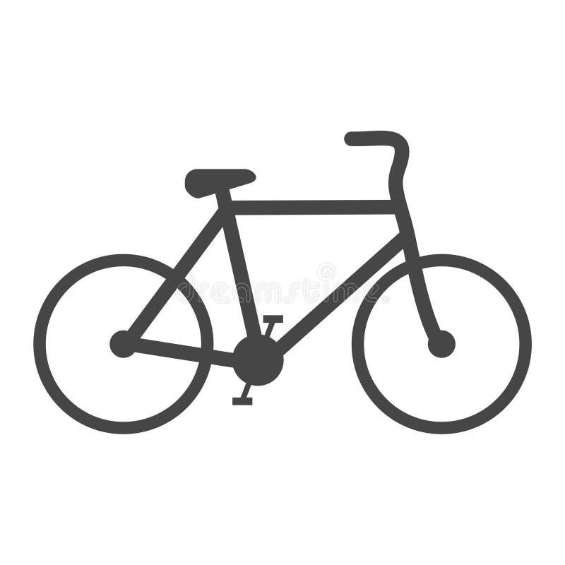 Bicycle Sign Icon Vector. Bike Illustration Symbol on White Isolated ...
