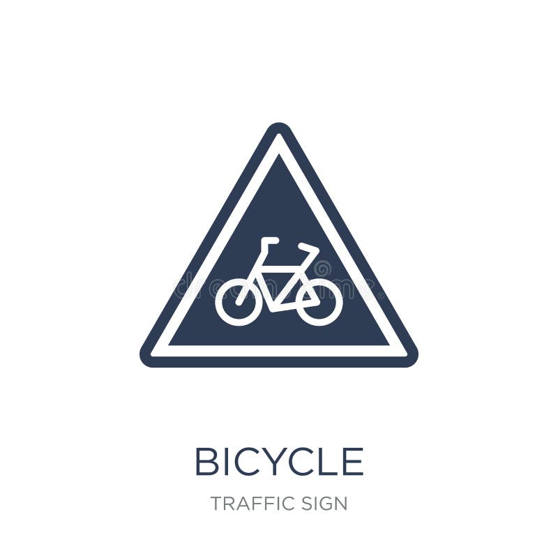 Bicycle Sign Icon Vector. Bike Illustration Symbol on White Isolated ...