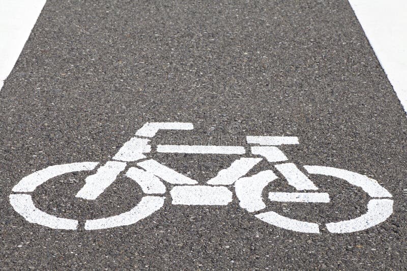 Bicycle sign stock image. Image of direction, safety - 46050137