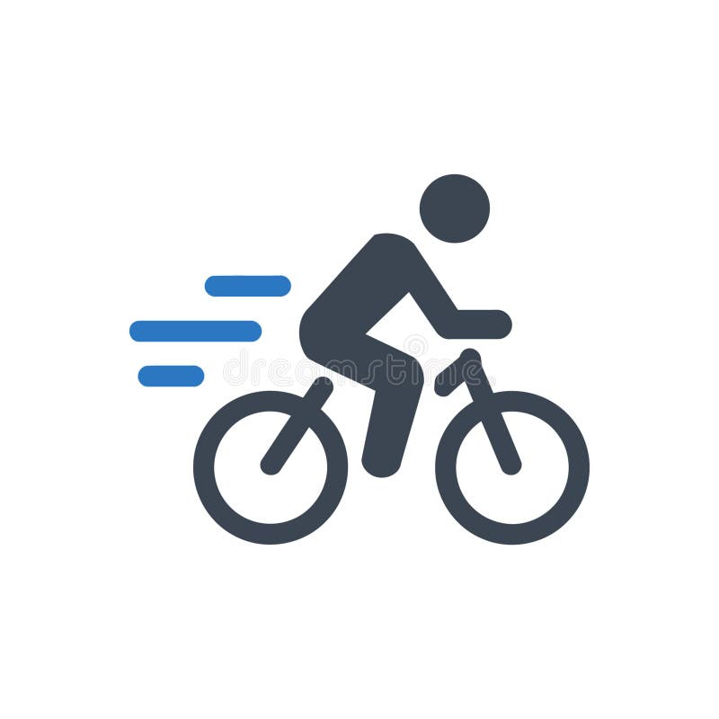 Bicycle Speed Motion icon stock vector. Illustration of speed - 361696406