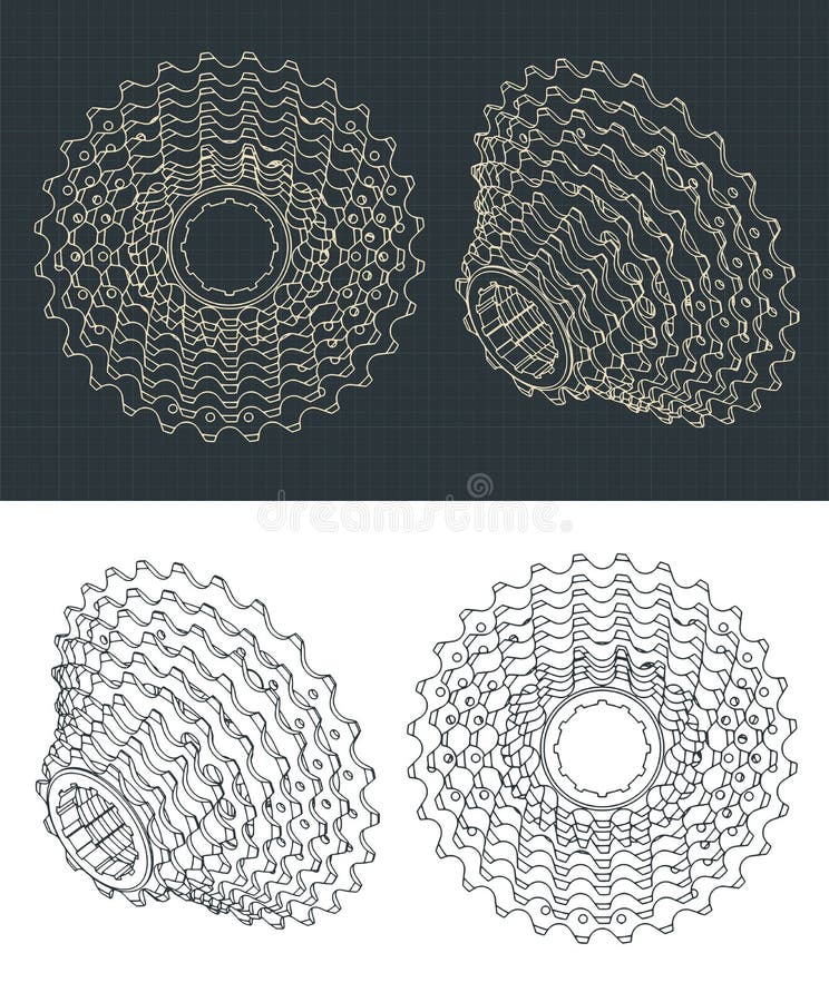 Sprocket Blueprints Stock Illustrations – 47 Sprocket Blueprints Stock ...