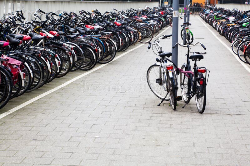 Bicycle station stock image. Image of bikes, area, bicycles - 34148237