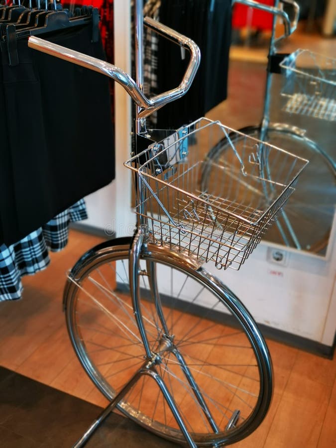 Bicycle Support for Clothes Indoor Stock Image - Image of young, guide ...