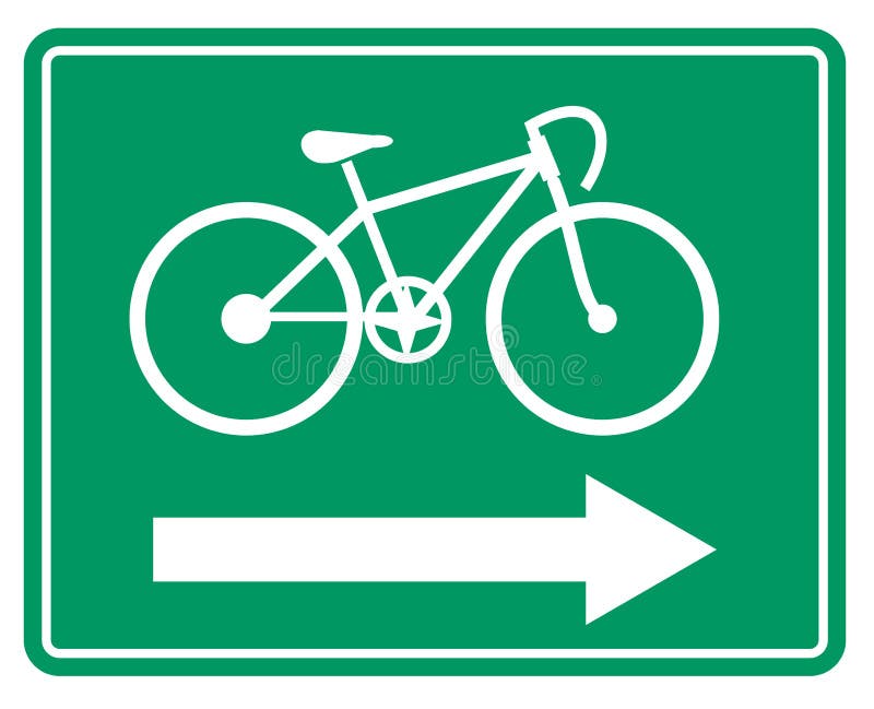 Bicycle symbol stock vector. Illustration of bicycle, silhouette - 5435643