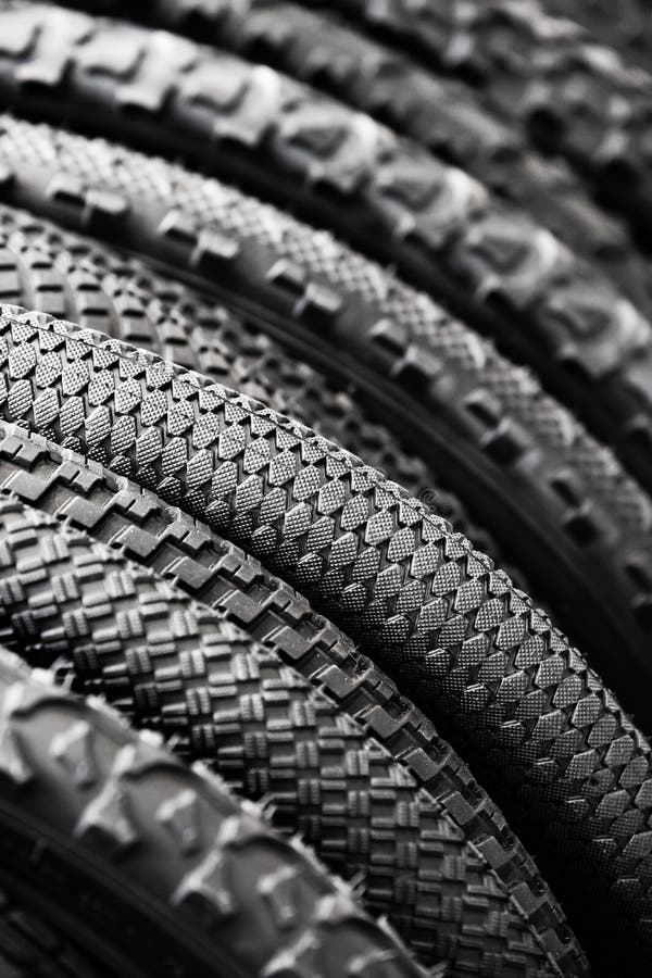 Bicycle Tires of Different Protectors Stock Photo - Image of tyre ...