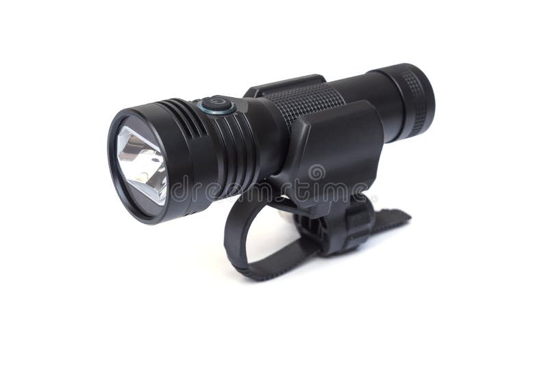 Bicycle Torch for Night Riding Stock Photo - Image of safe, cycle: 79076868