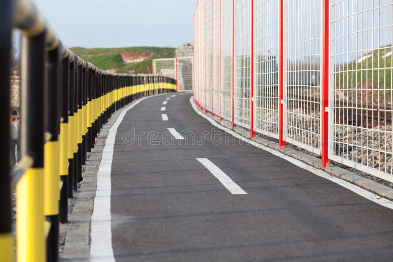 Bicycle track stock image. Image of simple, bike, pathway - 27648371