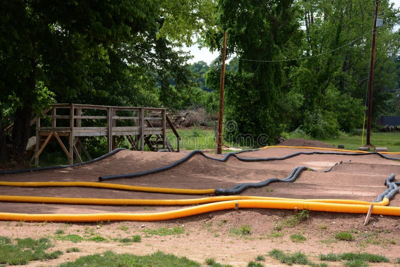 Bicycle track stock photo. Image of track, dirt, bicycle - 54361430