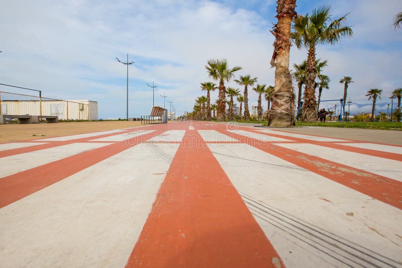 Bicycle track stock photo. Image of embankment, blue - 88517678