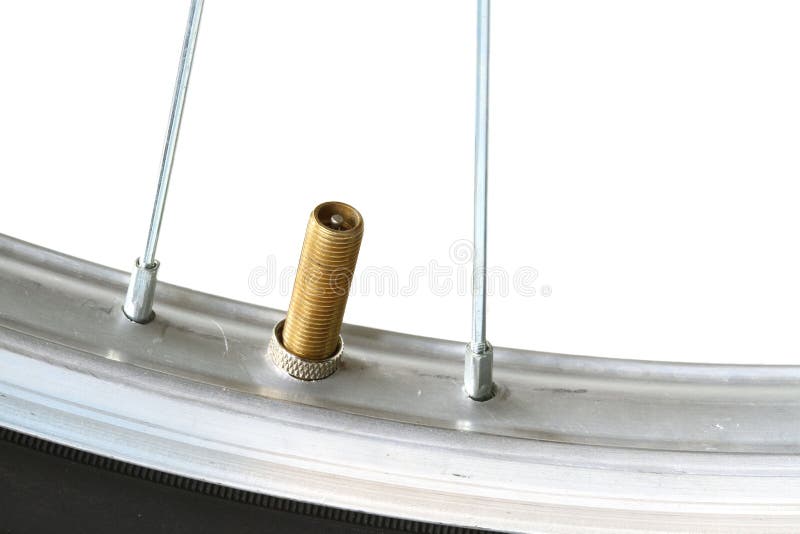 Bicycle tube valve stock photo. Image of valve, vehicle - 20996750