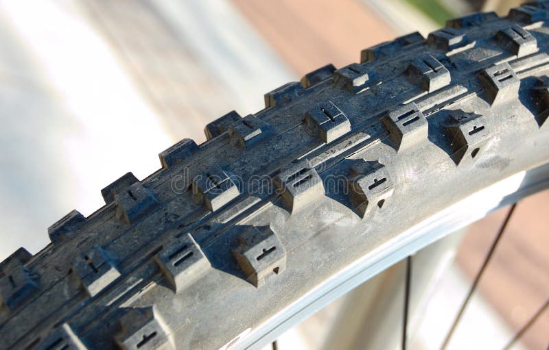 Bicycle tyre tread stock photo. Image of close, full, bicycle - 9941780