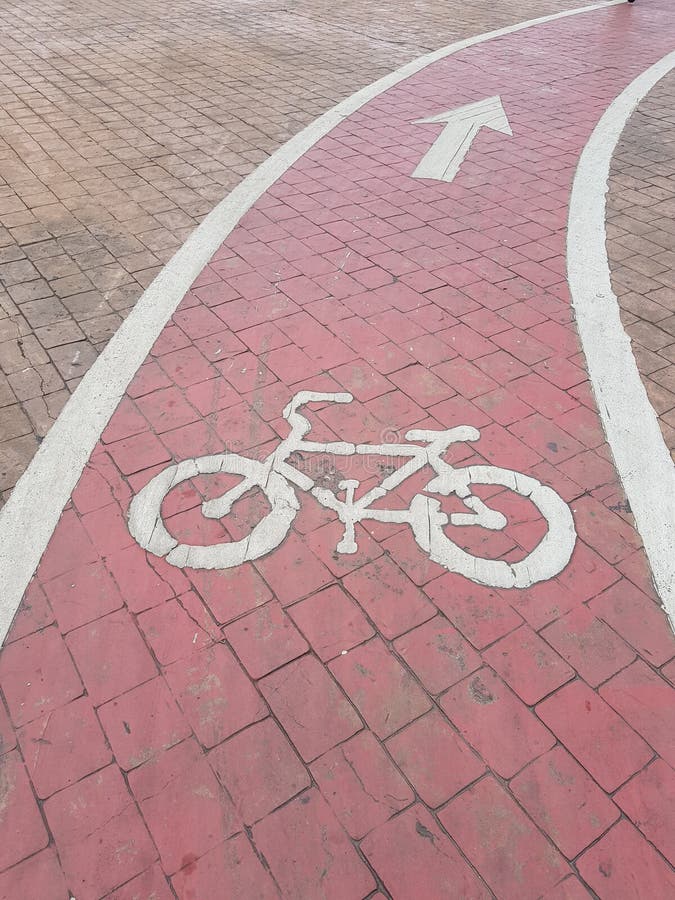 Bicycle way stock photo. Image of street, bicycle, sport - 98941638
