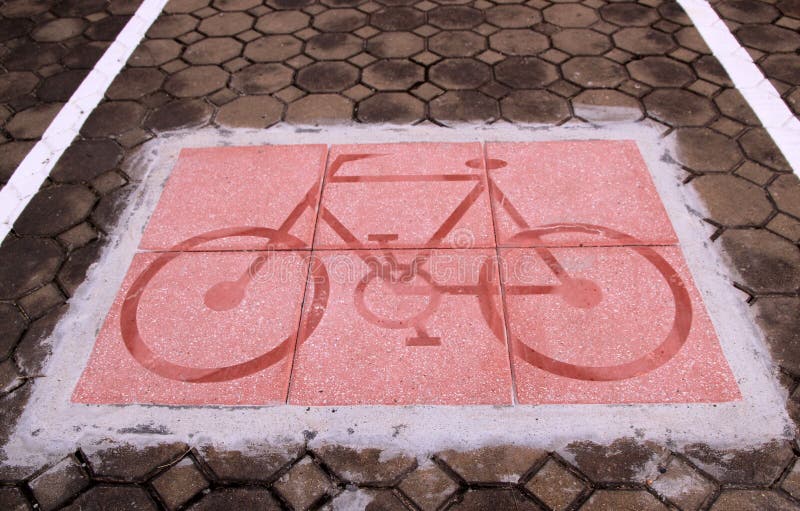 Bicycle Way stock photo. Image of road, bicycle, pattern - 101893184