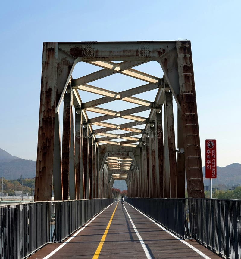 Iron bridge stock photo. Image of architecture, line - 301689924