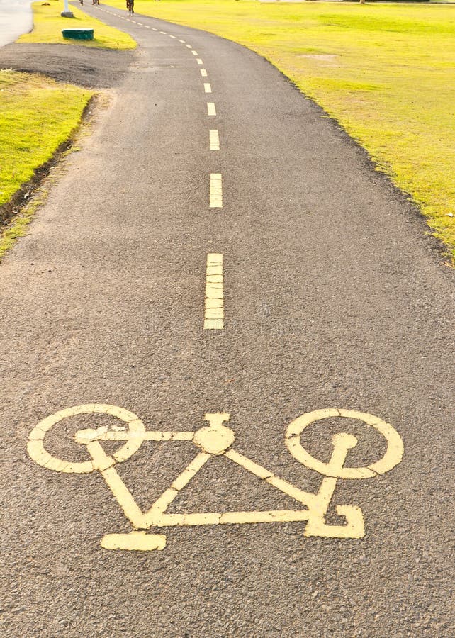 Bicycle way stock photo. Image of holiday, leisure, branch - 48698554