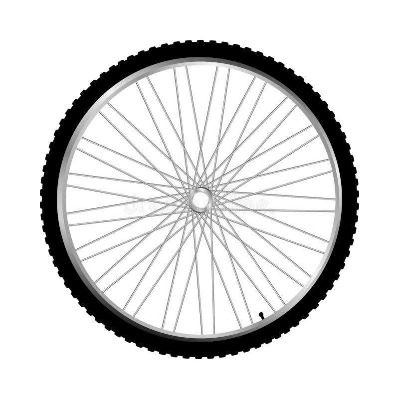 Vector Bicycle Wheels stock vector. Illustration of rally - 51843929