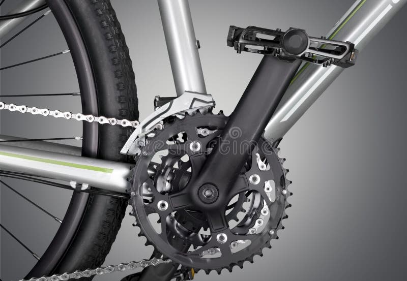 Bicycle stock image. Image of white, macro, crank, contemporary - 58670699