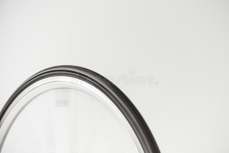 Bicycle wheel in motion stock photo. Image of spinning - 107882764