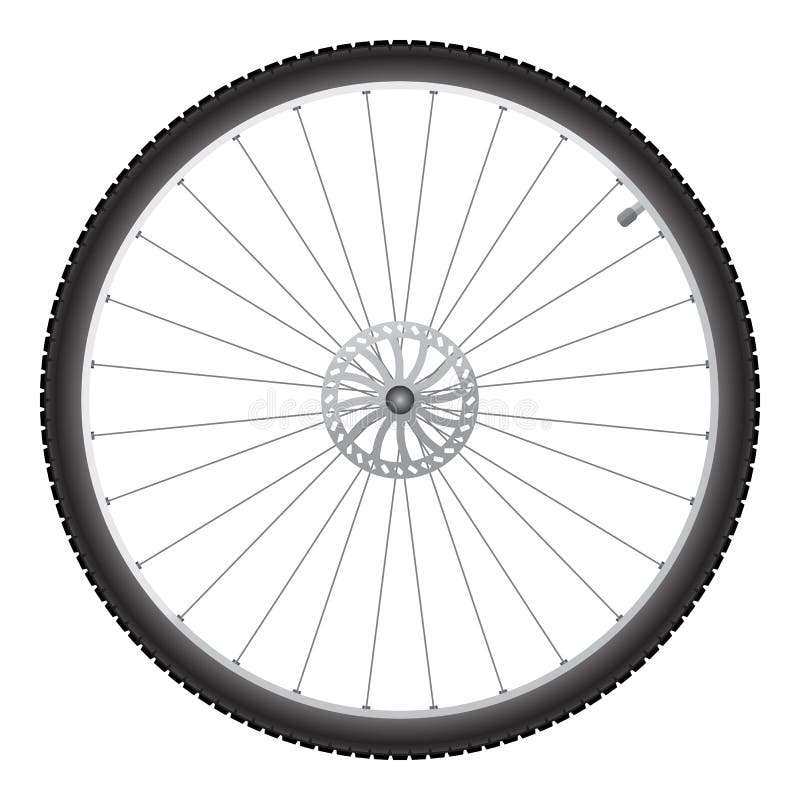 BICYCLE WHEEL stock vector. Illustration of pedal, transport - 45424928