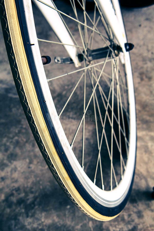 Bicycle Wheels the Spinning Sport Stock Image - Image of bike, rear ...