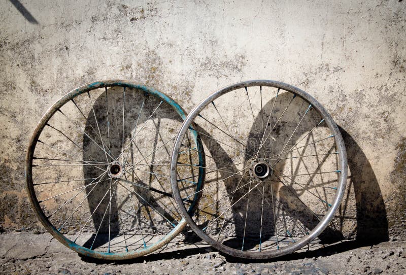 Bicycle wheels stock image. Image of bike, style, steel - 92521093
