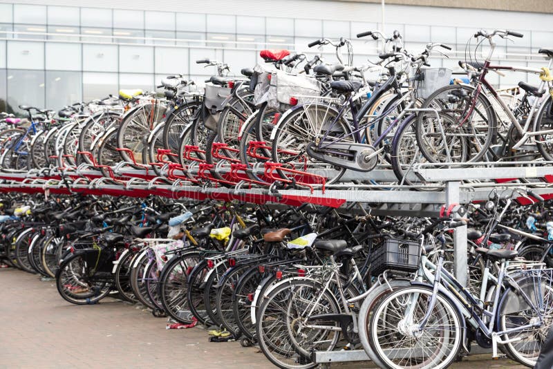 Bicycles stock photo. Image of city, standing, bikes - 56715776