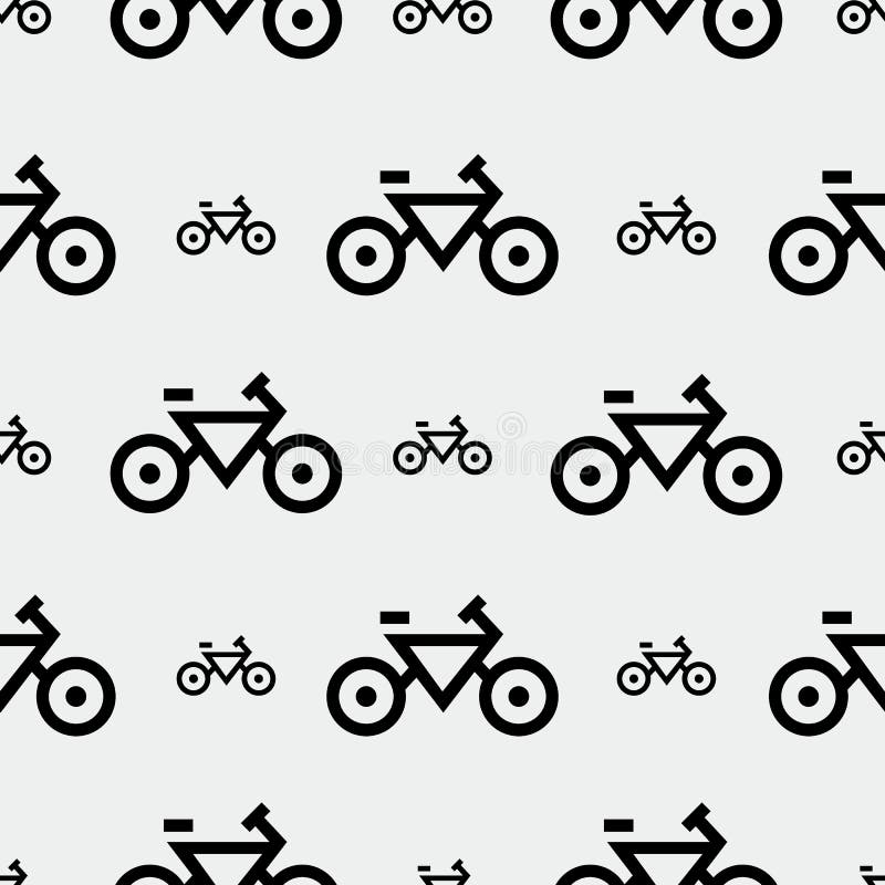 Seamless bike pattern stock vector. Illustration of vector - 32651099