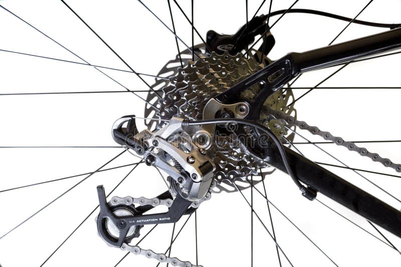 Bicycles Rear Gear Changing System Stock Photo - Image of freewheel ...