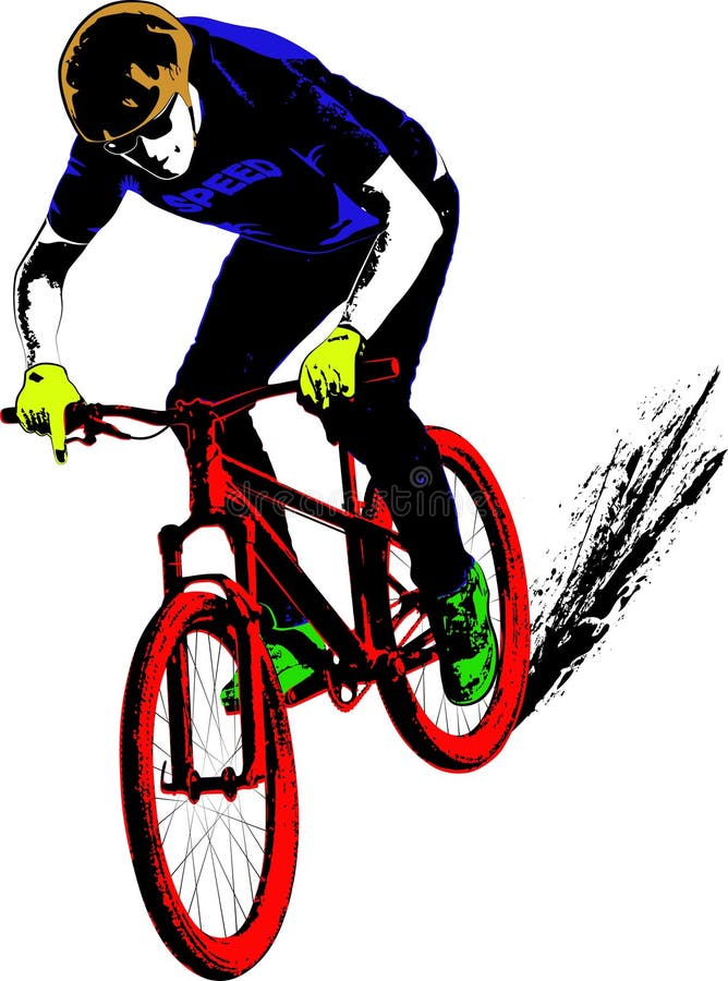 Bmx Bike Clip Art Stock Illustrations – 168 Bmx Bike Clip Art Stock ...