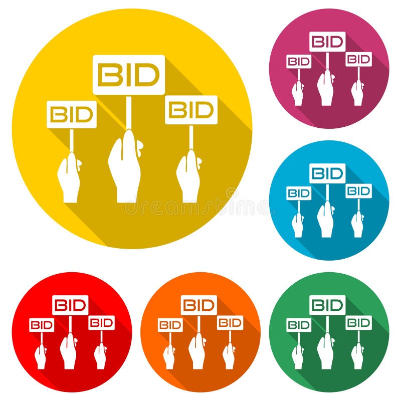 Bid Stock Illustrations – 6,794 Bid Stock Illustrations, Vectors ...