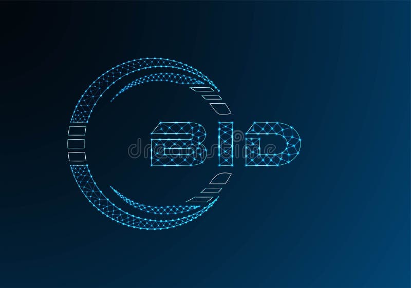 BID Low Poly Letter Logo Vector Design. BID Stock Illustration ...