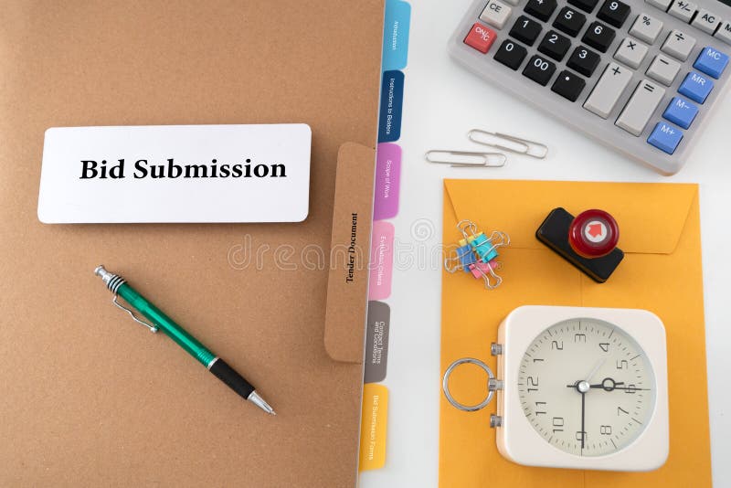 Photo Illustration for Procurement or Tender Process Called Bid ...