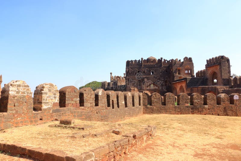 Bidar Fort in Karnataka in India Stock Photo - Image of indian ...