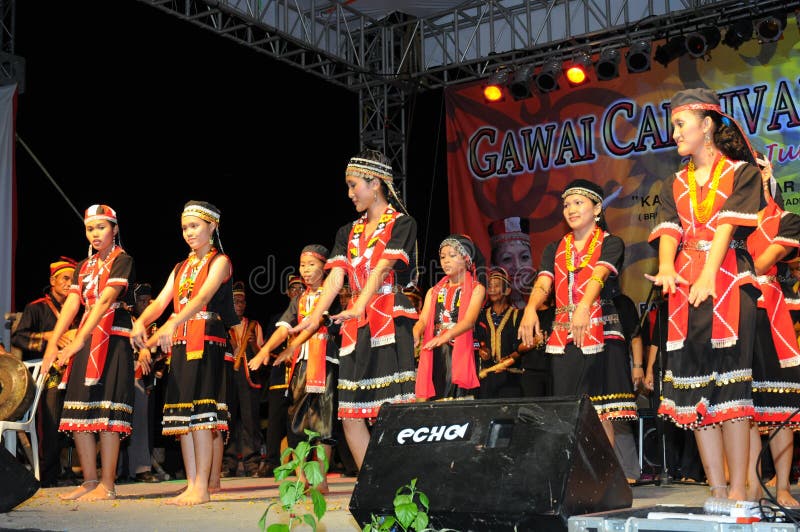 Borneo Tribal Girls editorial stock photo. Image of indigenous - 5528988