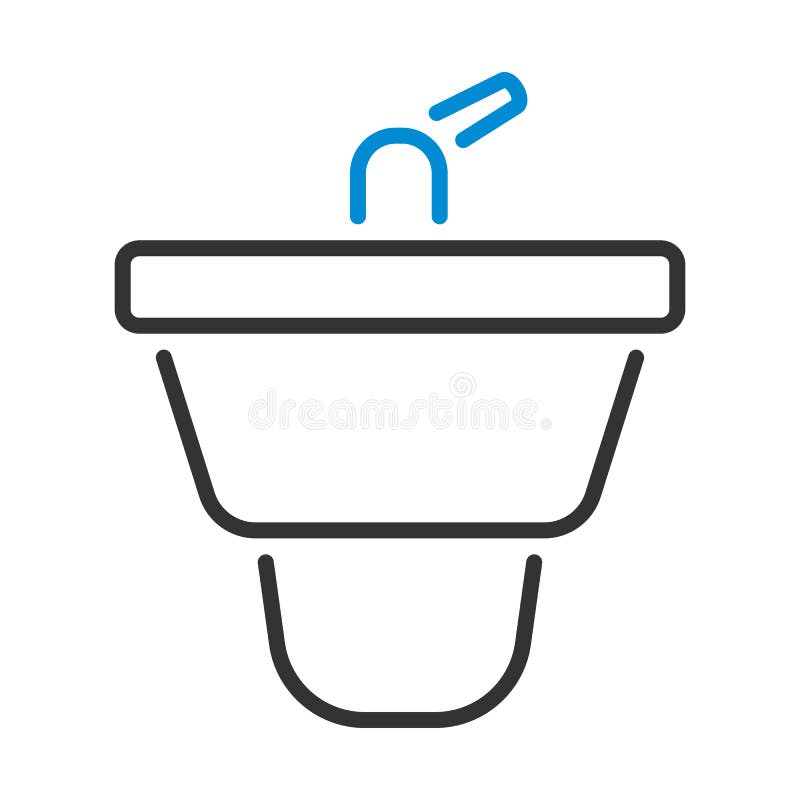 Bidet Icon stock vector. Illustration of line, beautiful - 246519598