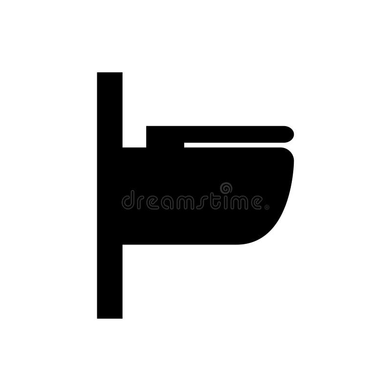 Bidet Icon In Trendy Design Style. Bidet Icon Isolated On White ...