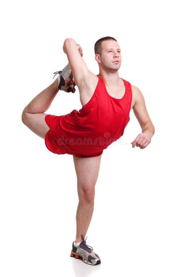 Biegacz zdjęcie stock. Obraz złożonej z atleta, ślad - 16687962