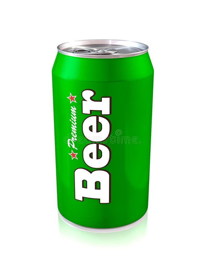 Bierdose stock abbildung. Illustration von bier, dose - 17409065