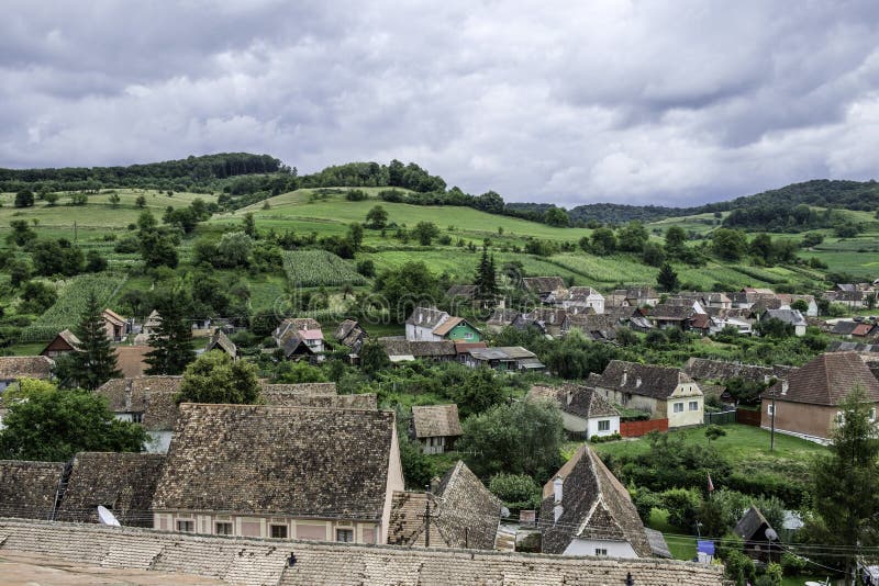 Biertan, Romania, Europe, the Lower Part of Foreshortening Editorial ...