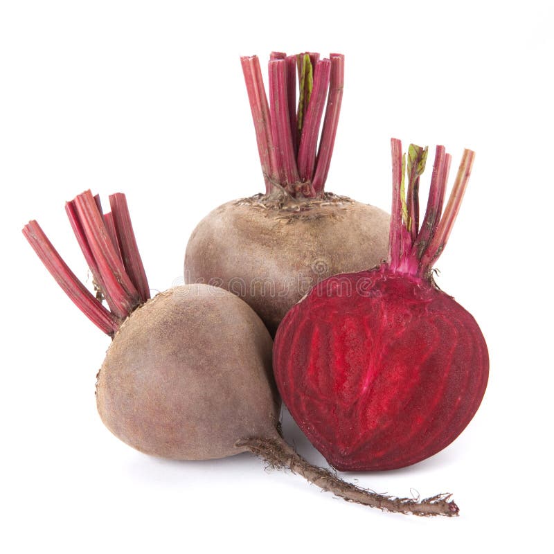 Biet in De Helft Wordt Gesneden Die Stock Foto - Image of besnoeiing ...