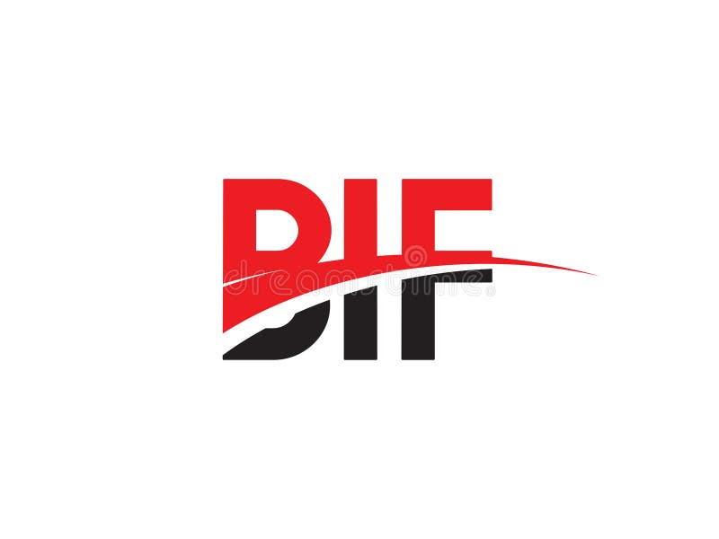 BIF Letter Initial Logo Design Vector Illustration Stock Vector ...