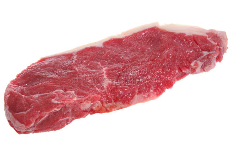 Bife cru foto de stock. Imagem de lombo, ingrediente, branco - 2719728