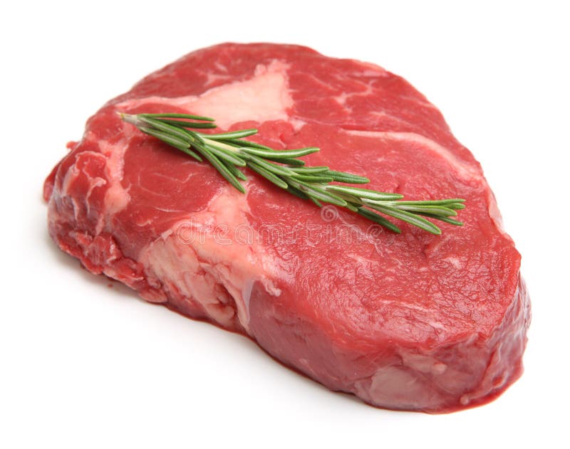 Bife Cru Principal Do Reforço-olho Imagem de Stock - Imagem de alimento ...