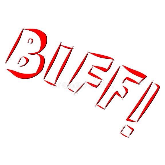 BIFF! in comic book style stock illustration. Illustration of graphic ...