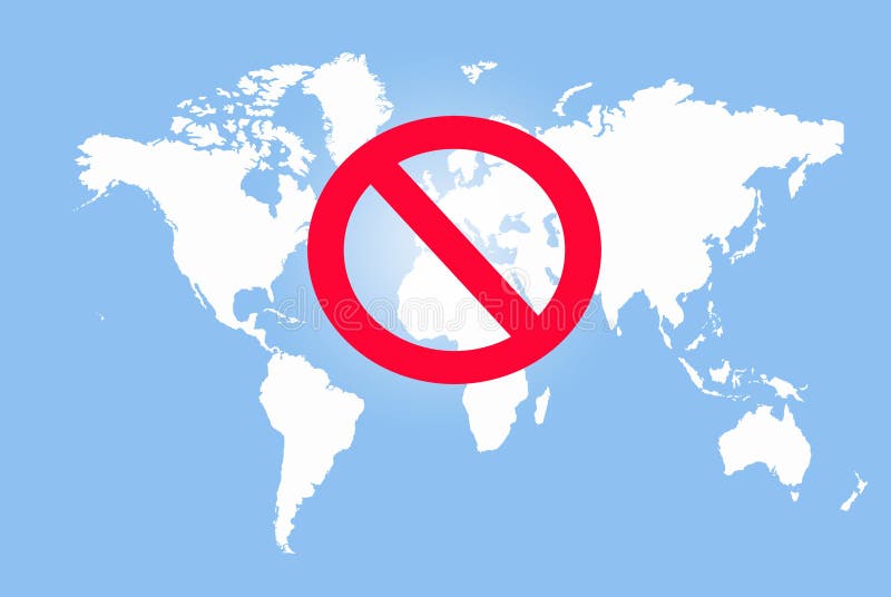 Biffer de carte du monde illustration stock. Illustration du ...