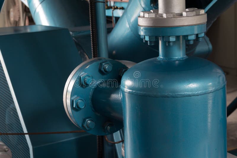 Big air compressor. stock image. Image of industrial - 103978199